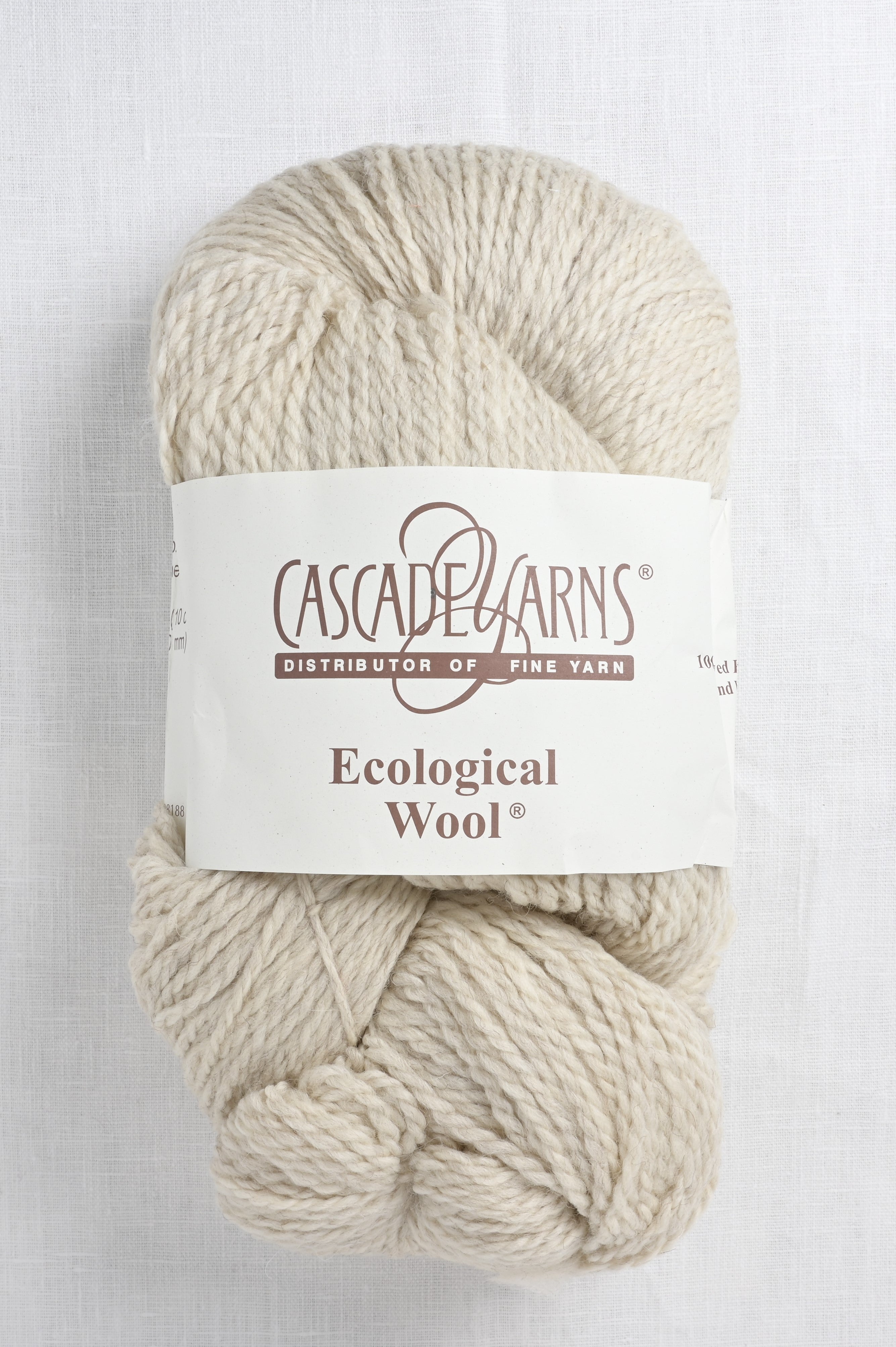Cascade Ecological Wool 8015 Natural – Wool and Company