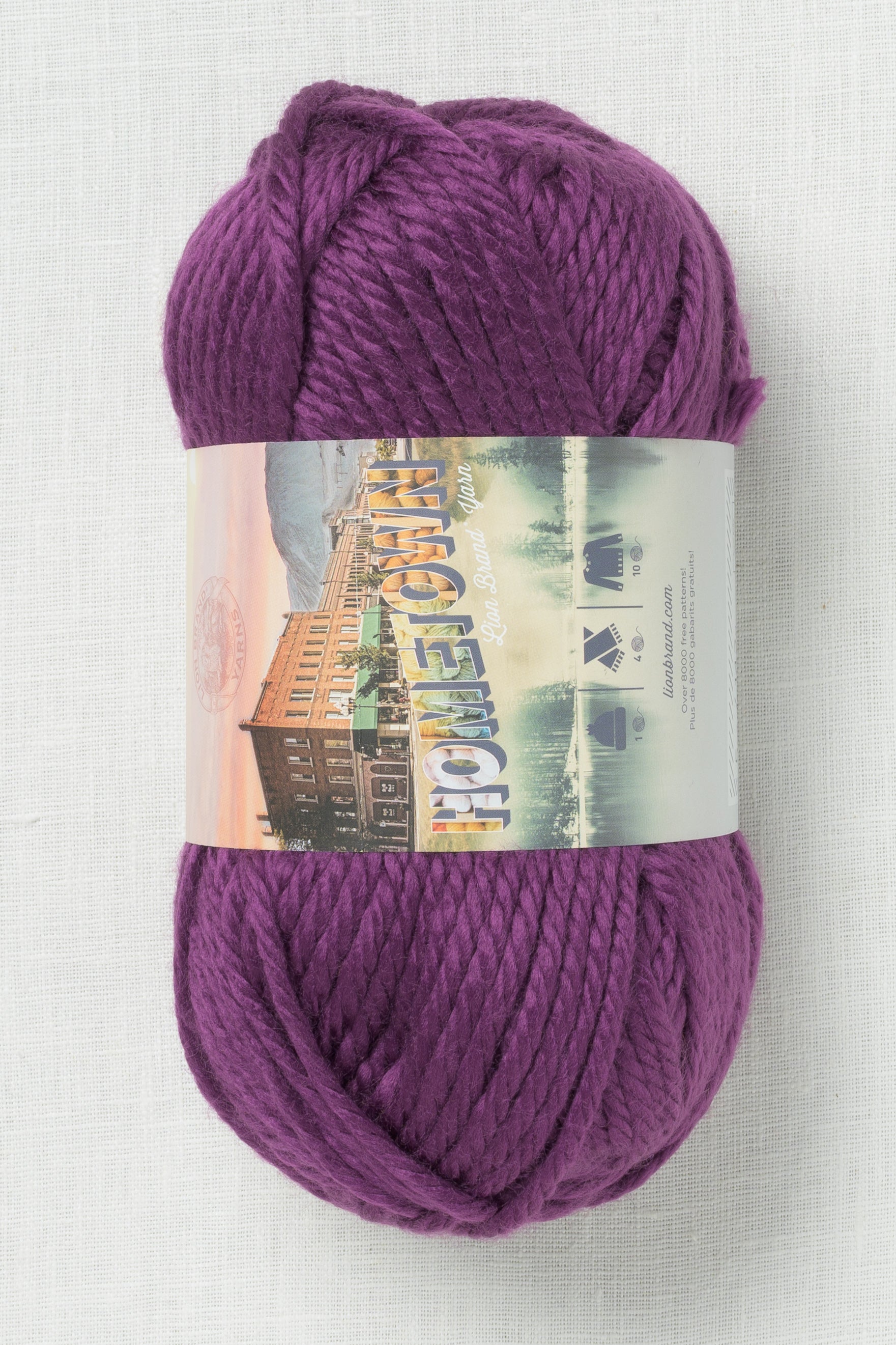 Lion Brand Hometown 148E Portland Wine – Wool and Company