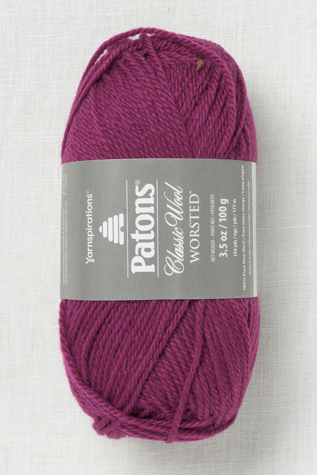 Patons Classic Wool Worsted Amaranth – Wool and Company