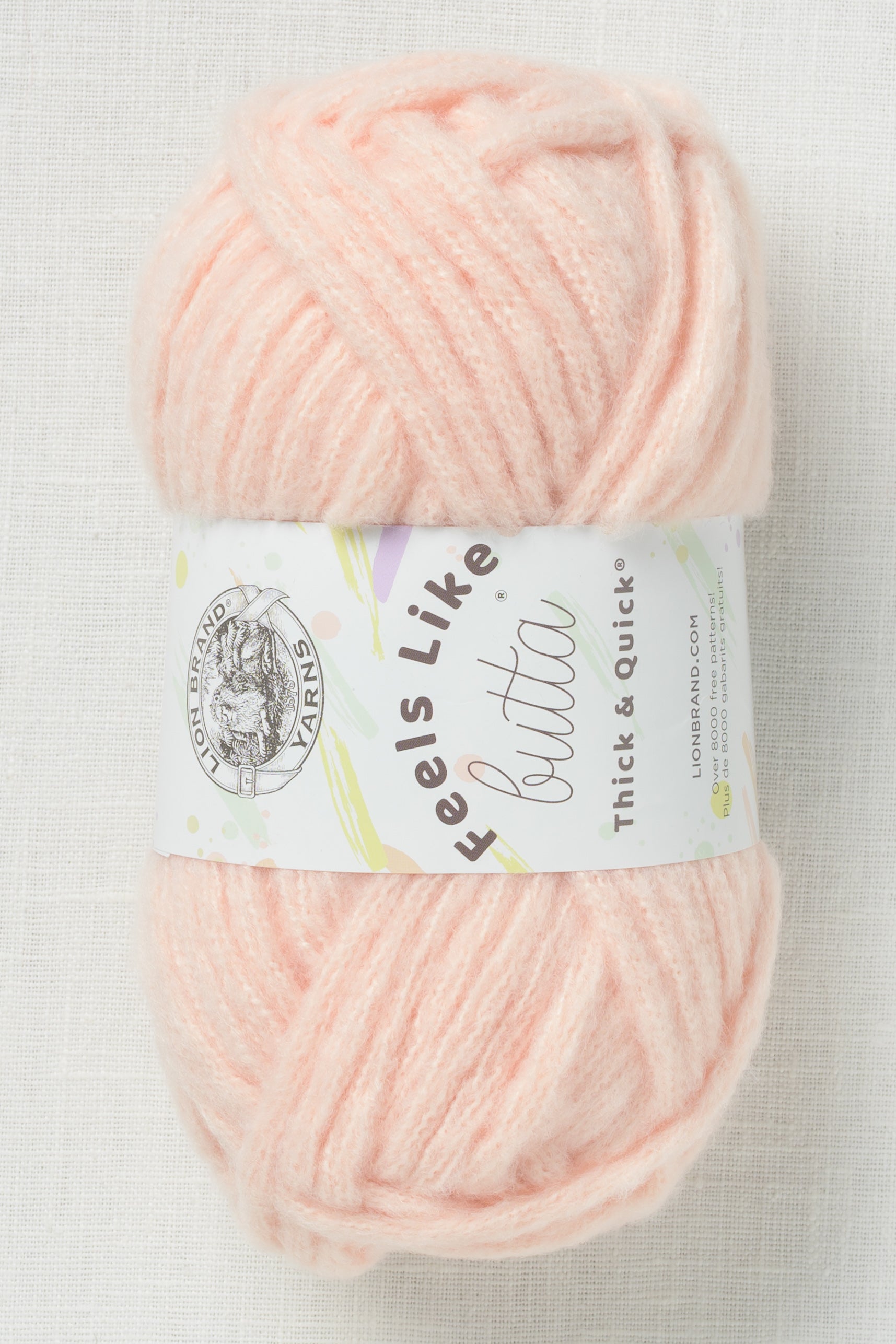 Lion Brand Feels Like Butta Thick & Quick 184U Peach Blush – Wool and ...