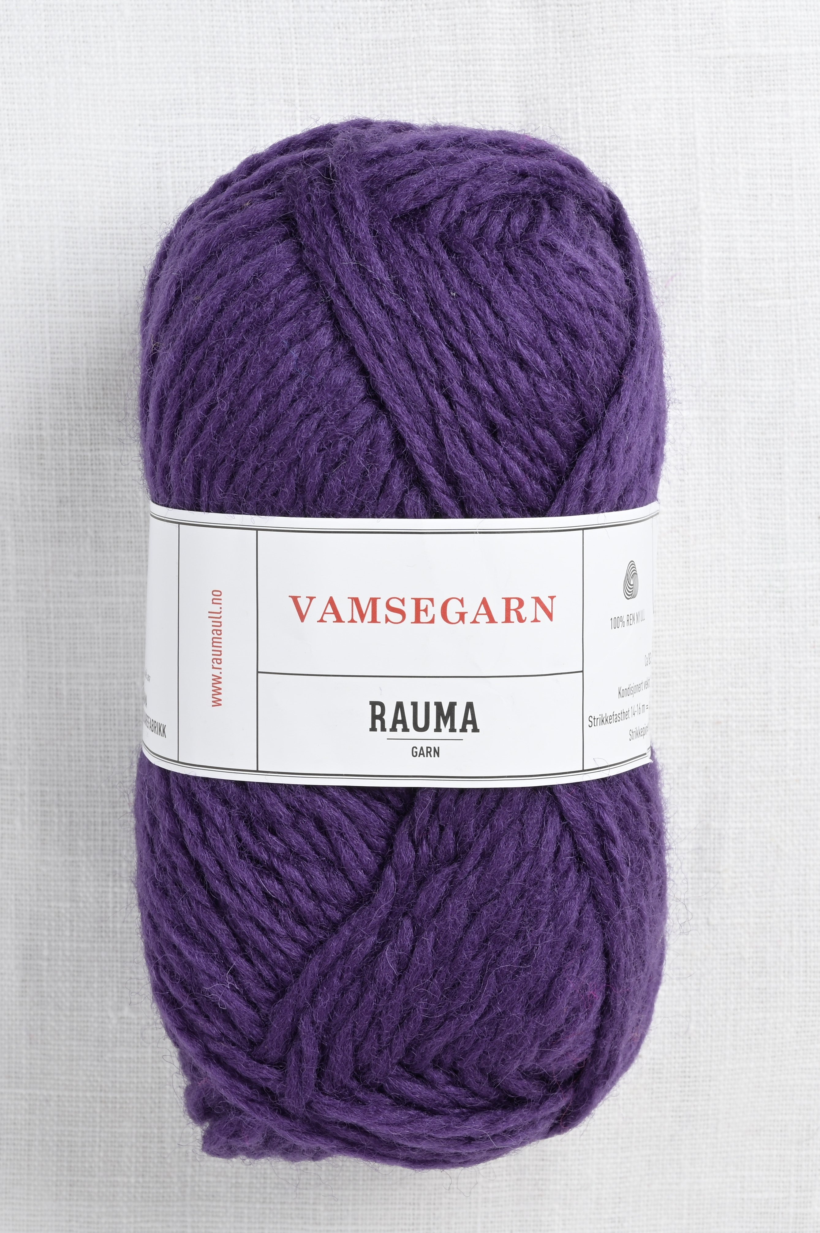 Rauma Vamsegarn 57 Dark Purple – Wool and Company