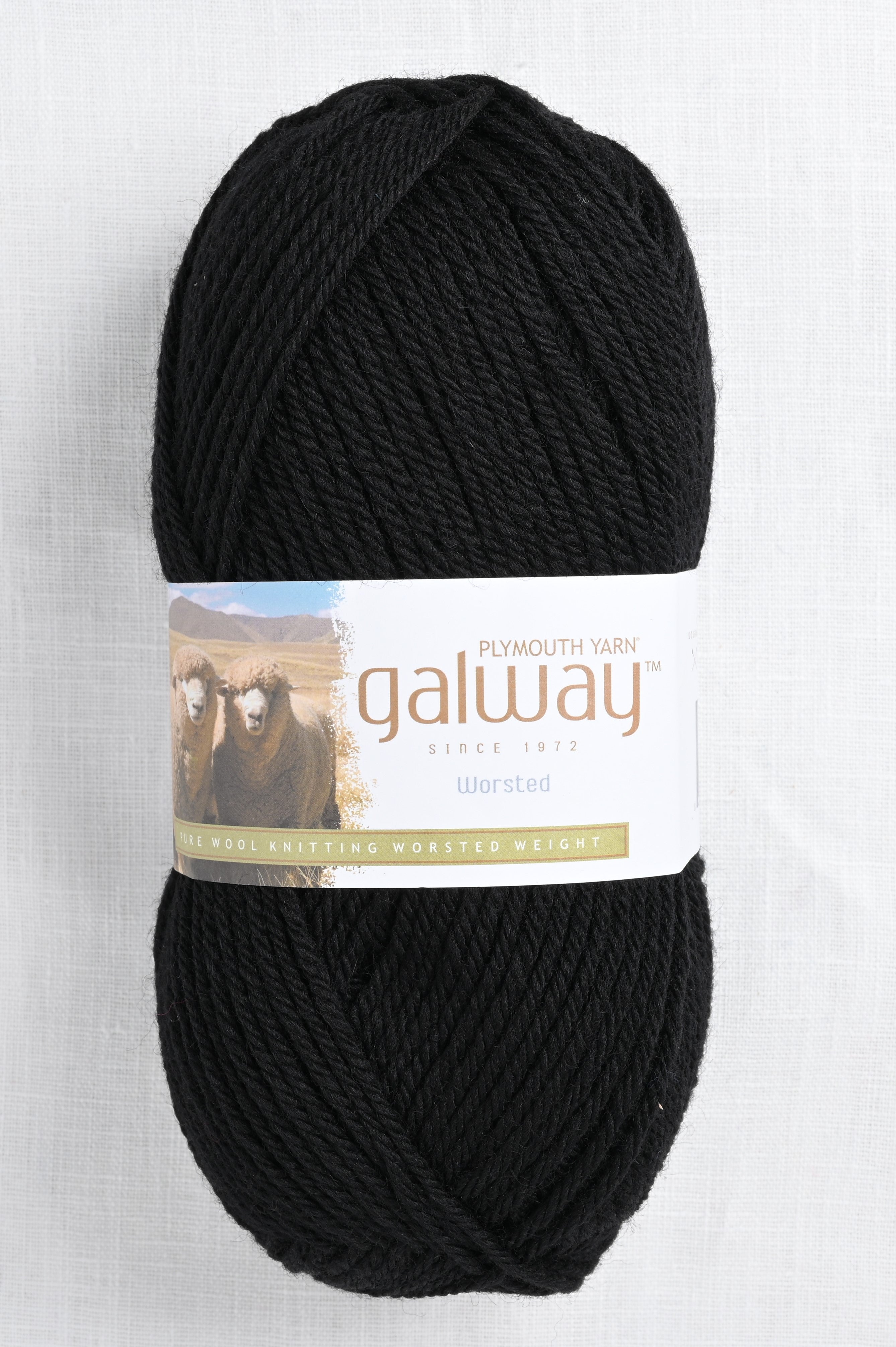 Plymouth Galway Worsted 9 Black – Wool and Company