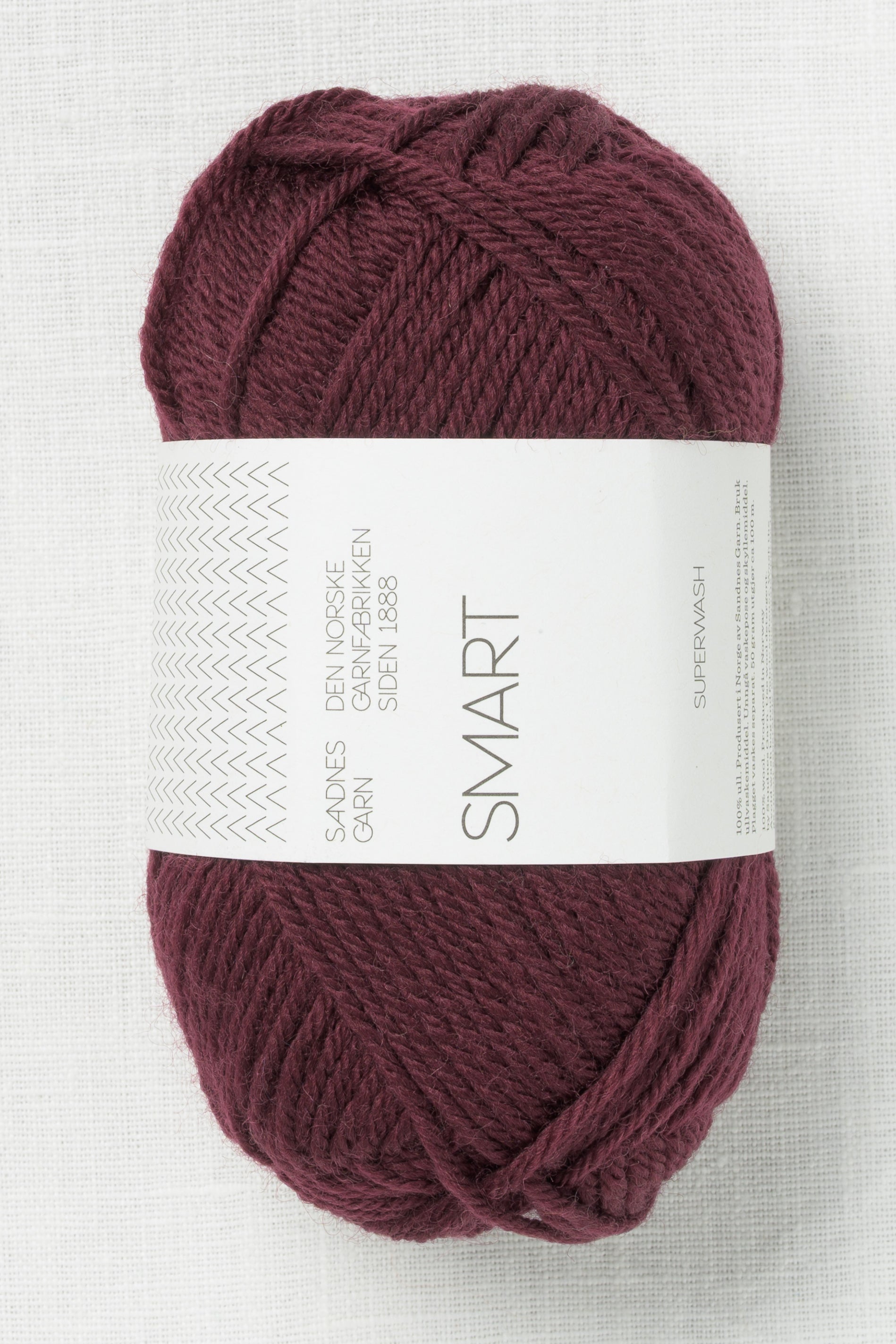Sandnes Garn Smart 4372 Deep Burgundy – Wool and Company