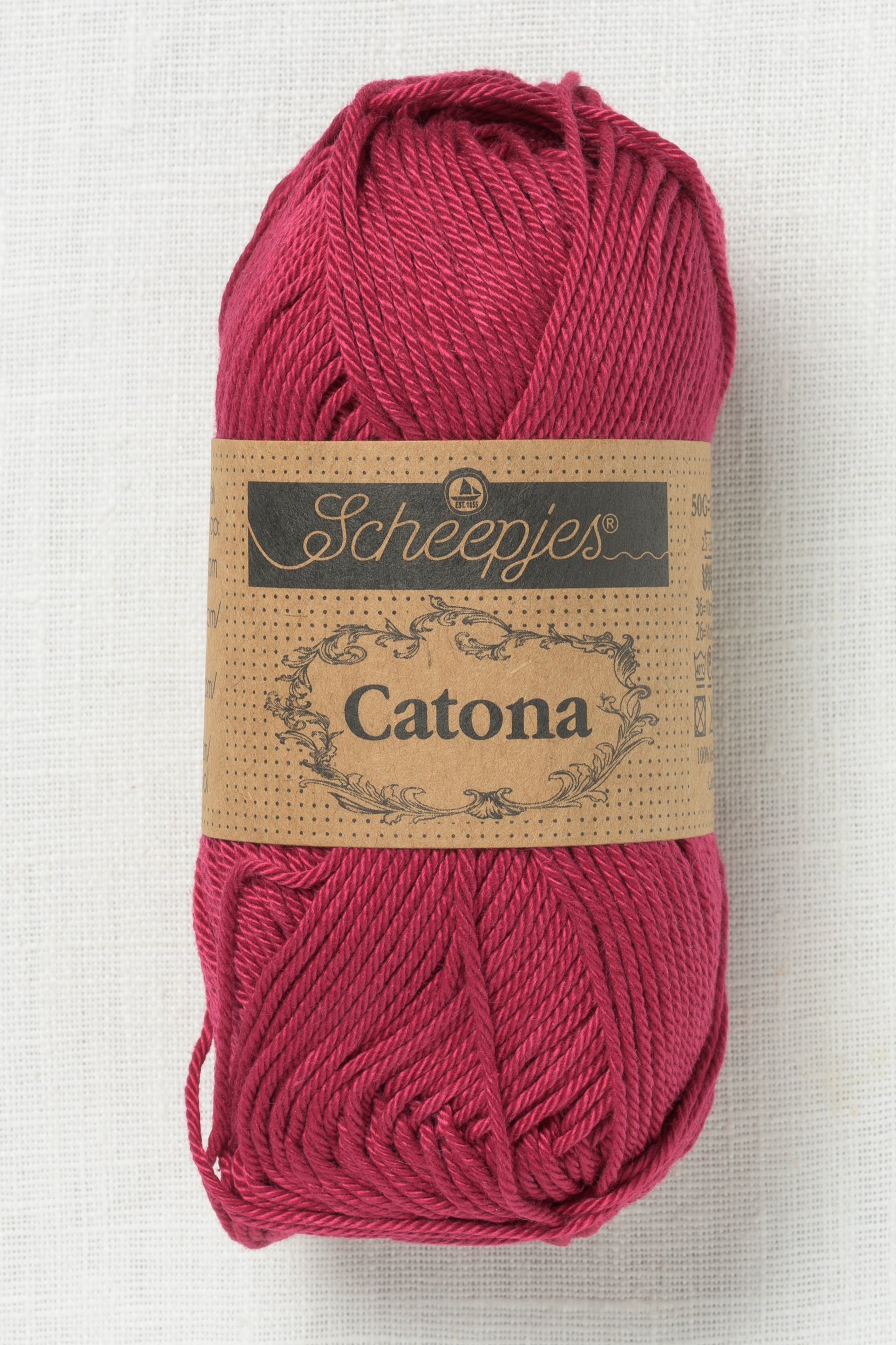 Scheepjes Catona 50g 517 Ruby – Wool and Company