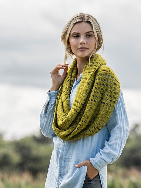 Bellview Crochet Wrap by Bobbi IntVeld – Wool and Company