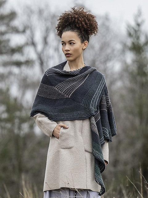 Tranquil Waters Shawl by Alyssa Rasmussen – Wool and Company