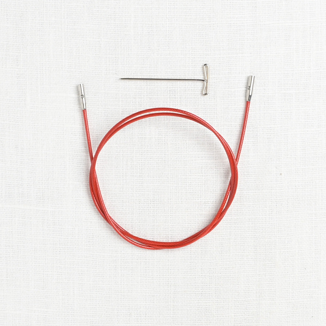 ChiaoGoo Twist Red Interchangeable Cable, Small – Wool and Company