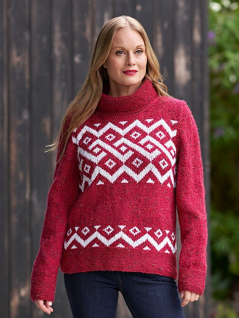 Felicity Women's Fair Isle Jumper by Jenny Watson – Wool and Company