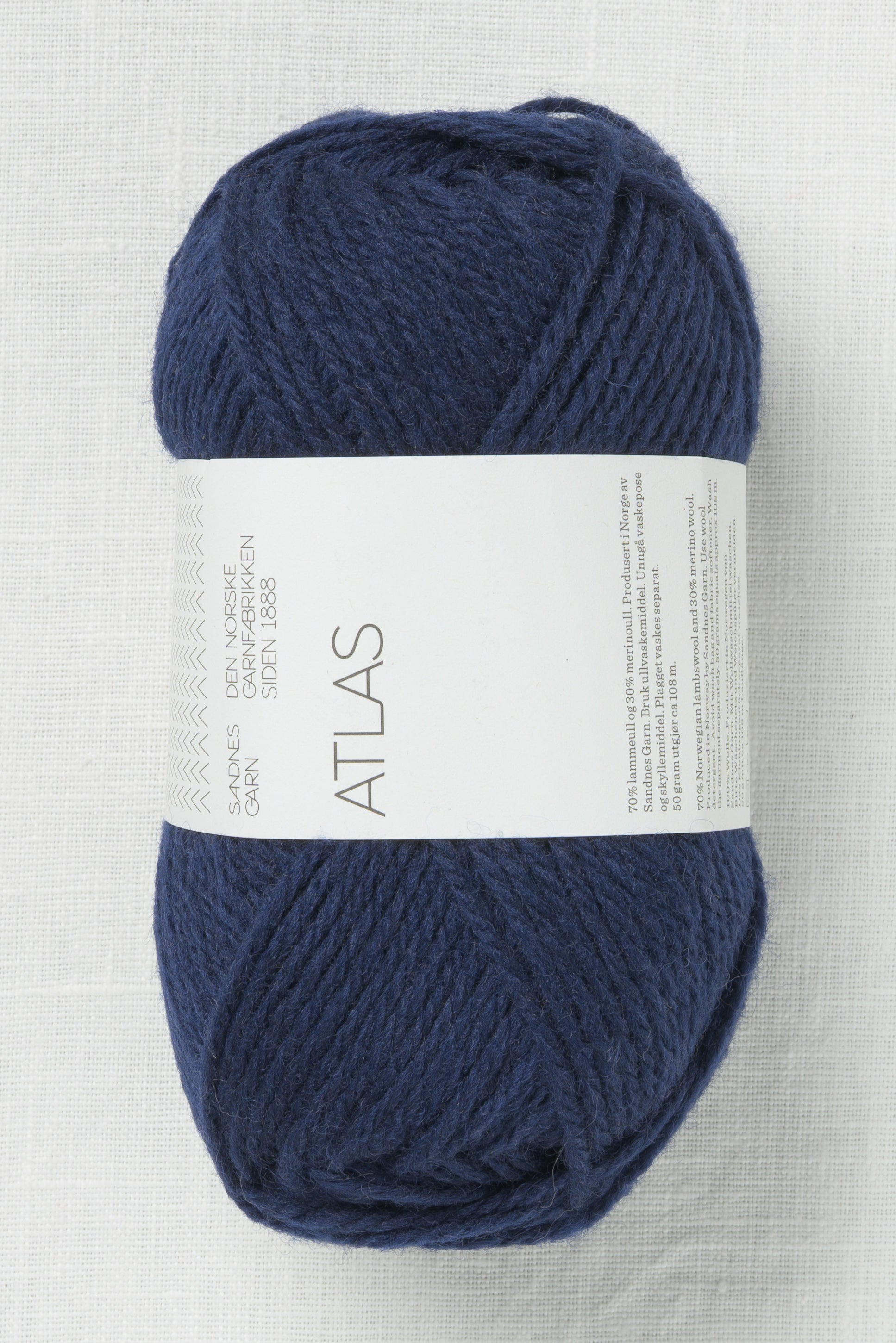 Sandnes Garn Atlas 5575 Marine – Wool and Company