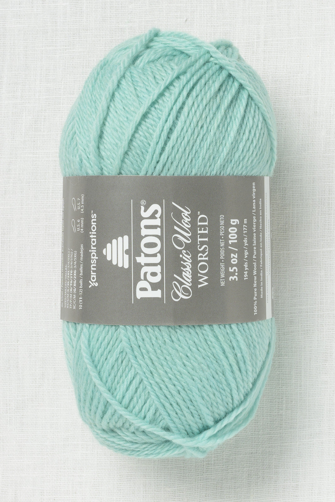 Patons Classic Wool Worsted Misty Green – Wool and Company
