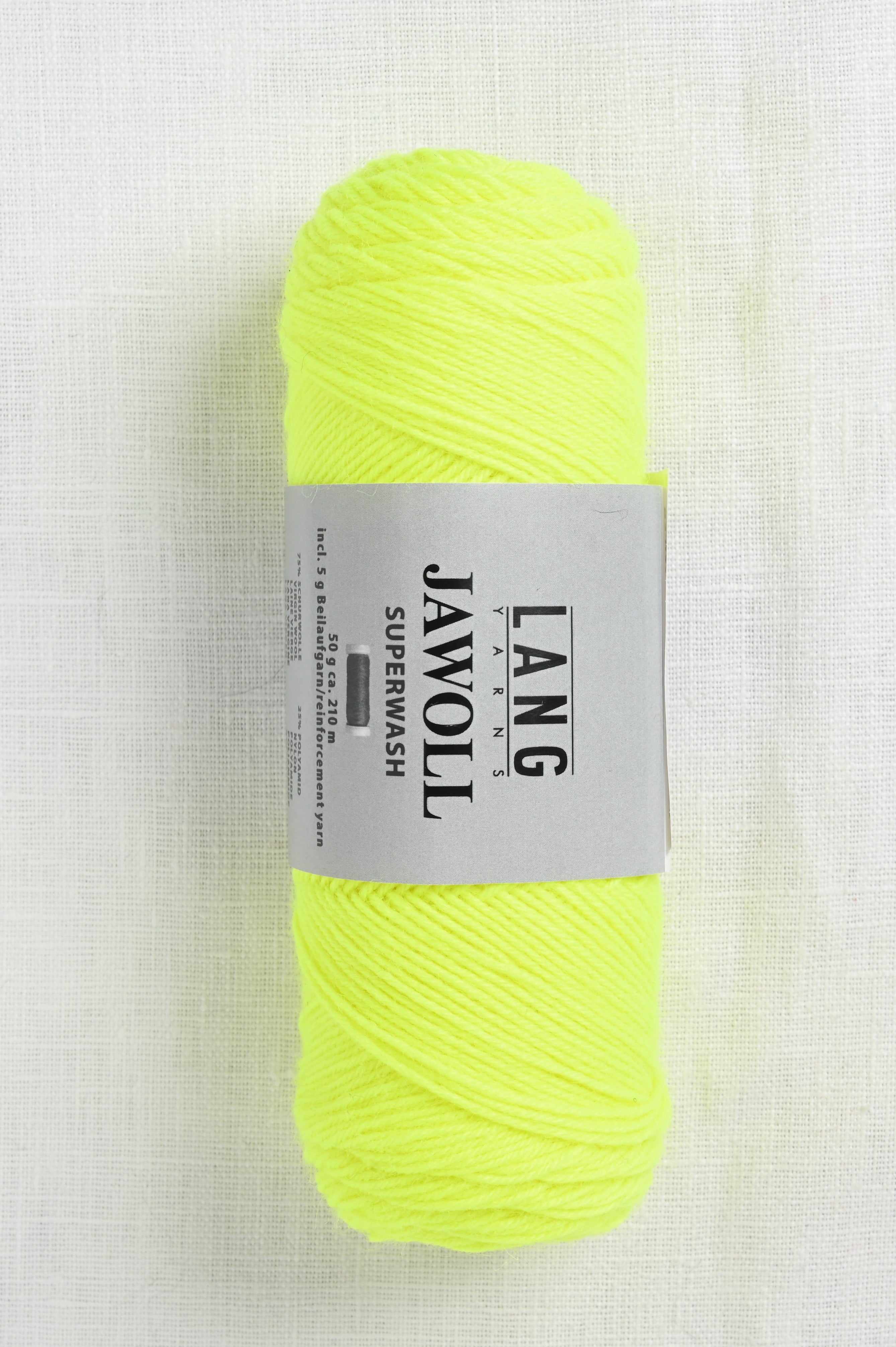 Lang Yarns Jawoll 313 Fluorescent Yellow – Wool and Company