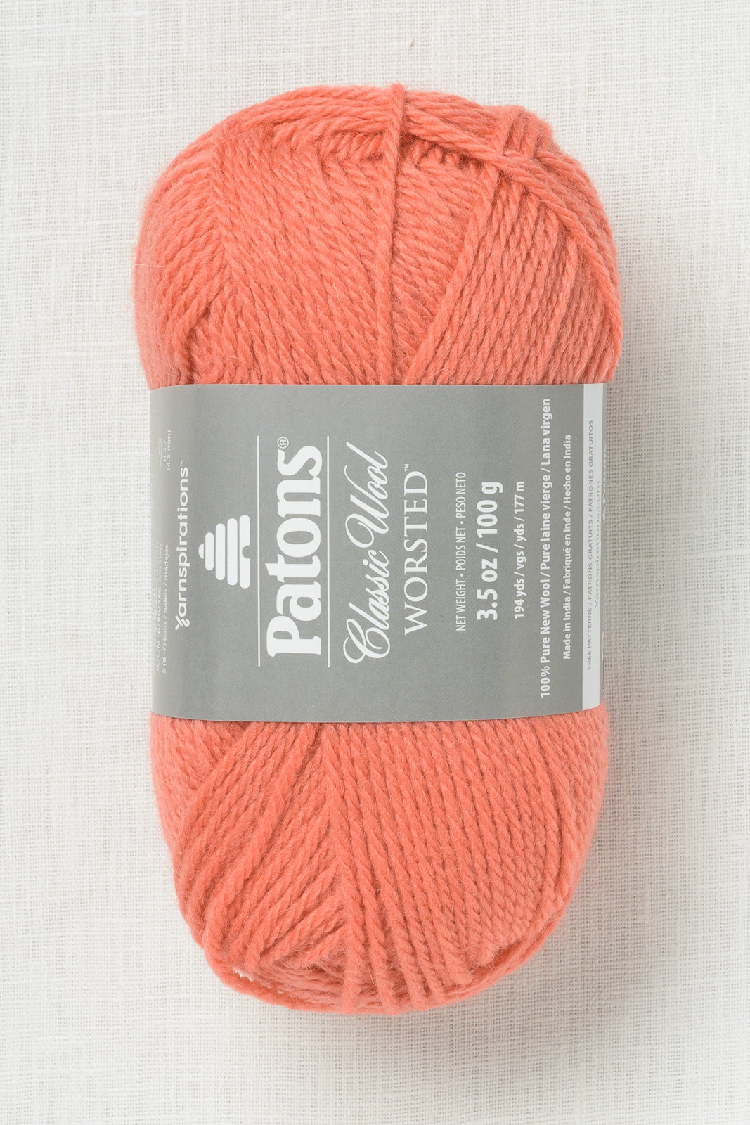Patons Classic Wool Worsted Coral Peach – Wool and Company