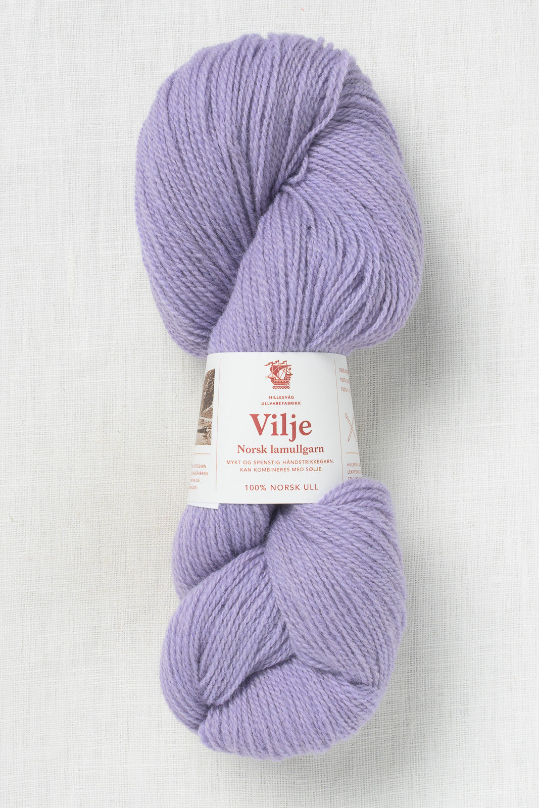 Hillesvåg Vilje 429 Light Purple – Wool and Company