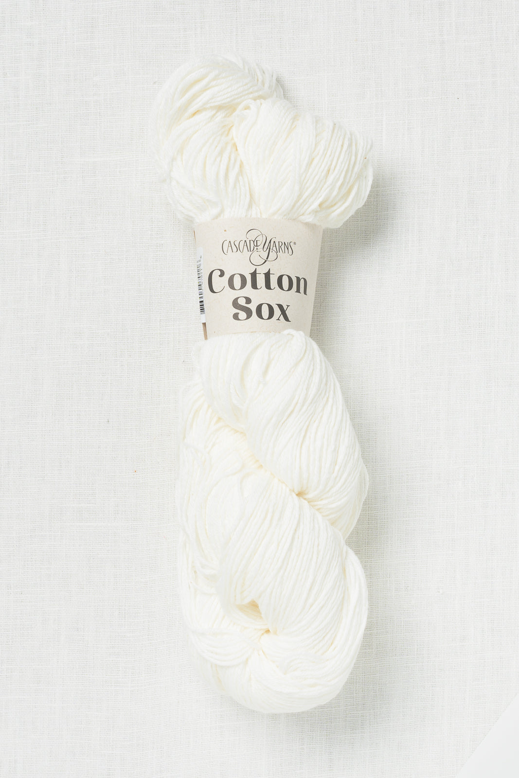 Cascade Cotton Sox 08 White – Wool and Company