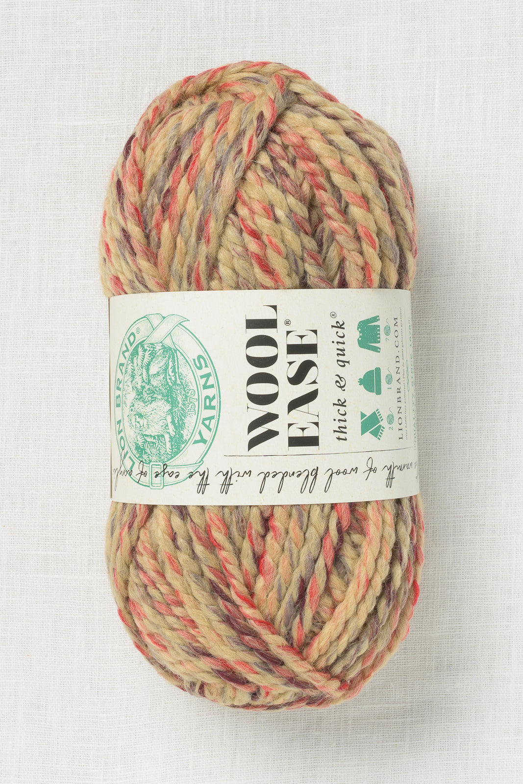Lion Brand Wool Ease Thick & Quick 549J Jam Cookie – Wool and Company