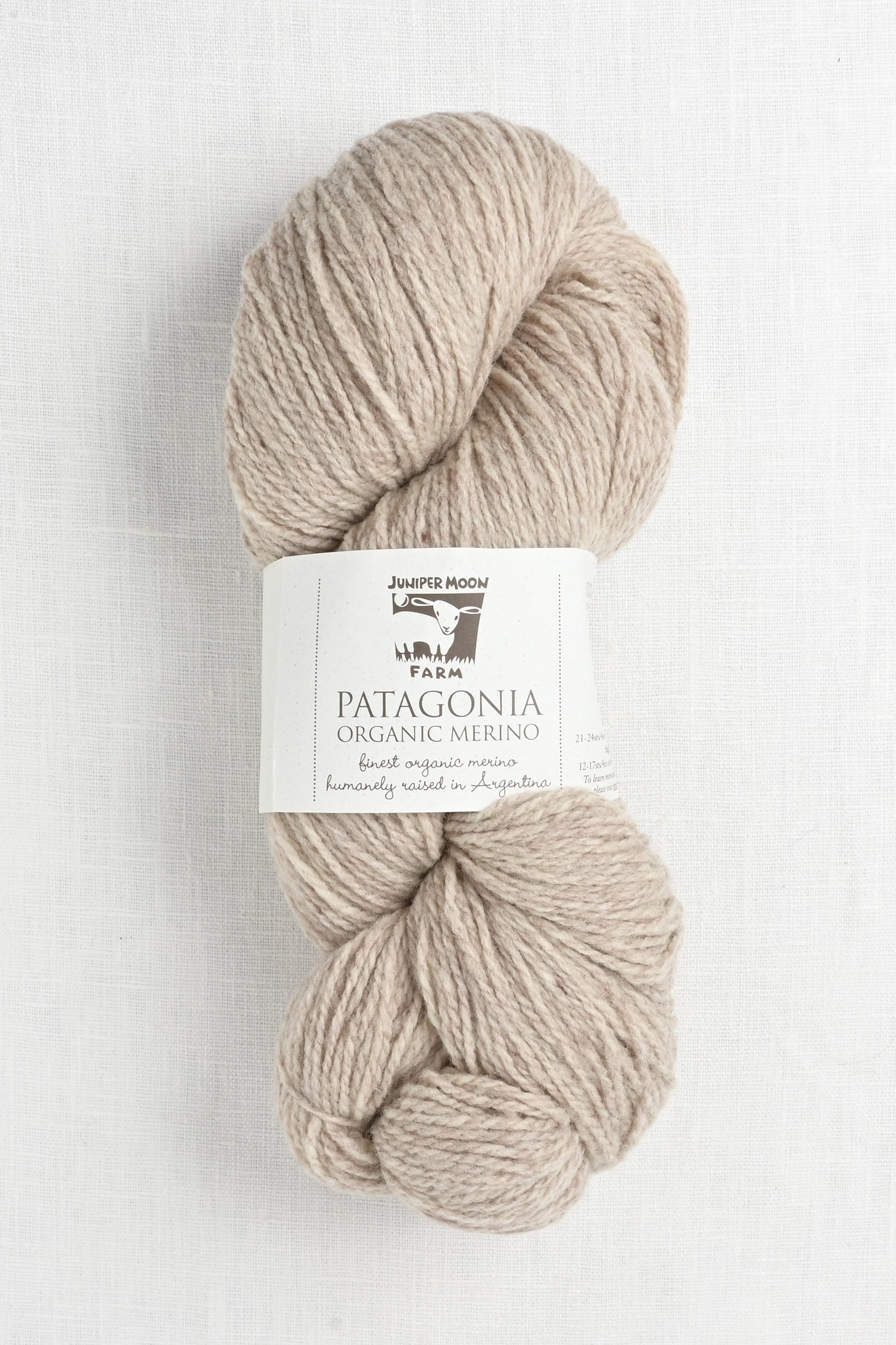 Juniper Moon Farm Patagonia Organic Merino 118 Sand – Wool and Company