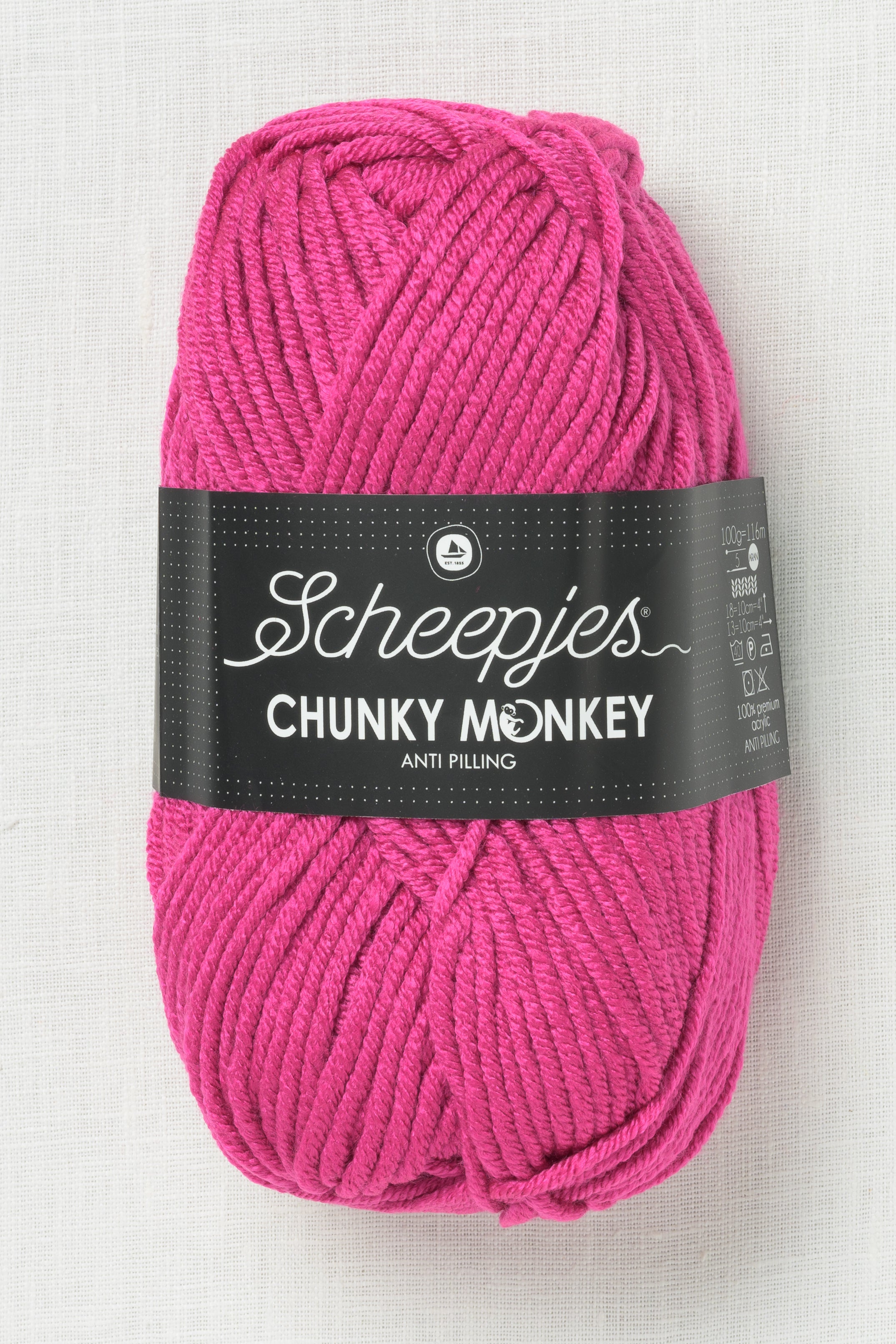 Scheepjes Chunky Monkey 1827 Deep Fuchsia – Wool and Company