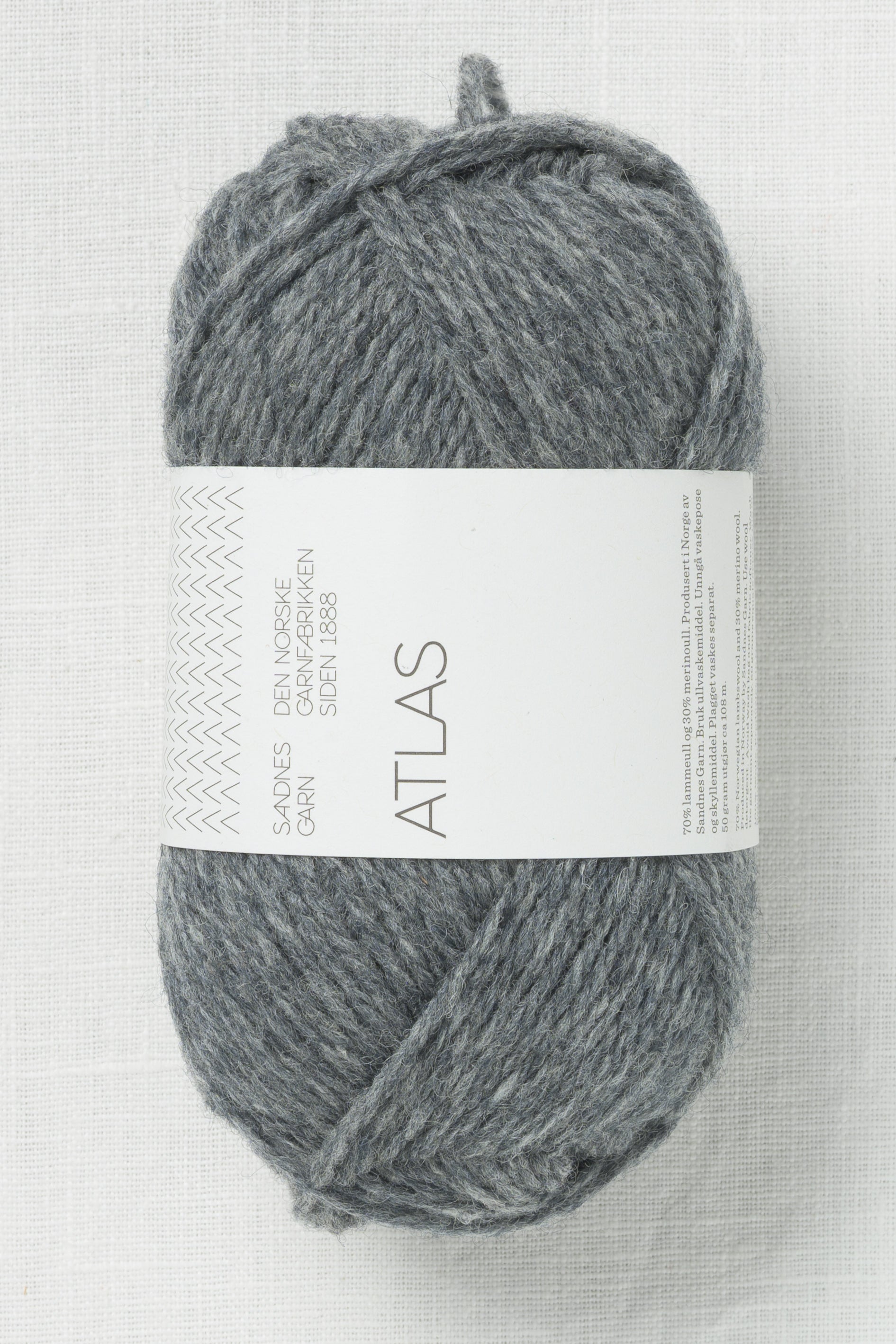 Sandnes Garn Atlas 1055 Dark Grey Heather – Wool and Company