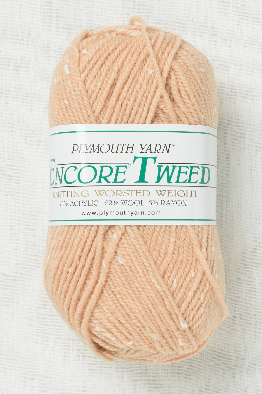Plymouth Encore Worsted Tweed W005 Taupe White – Wool and Company