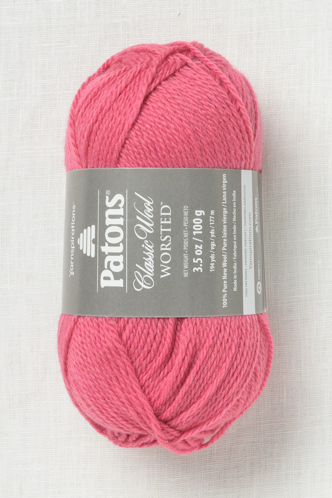 Patons Classic Wool Worsted Rose – Wool and Company