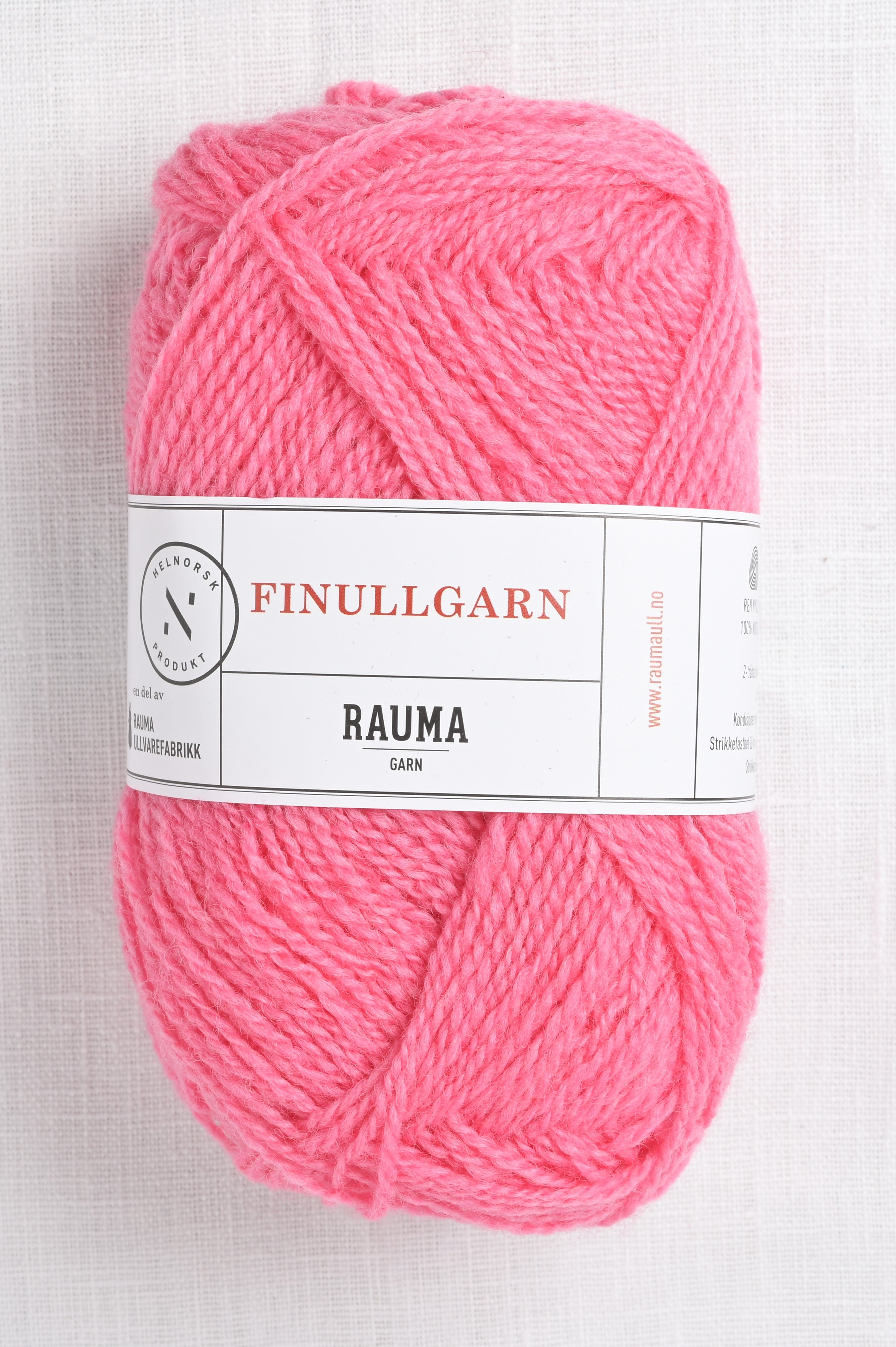 Rauma Finullgarn 478 Bright Pink – Wool and Company