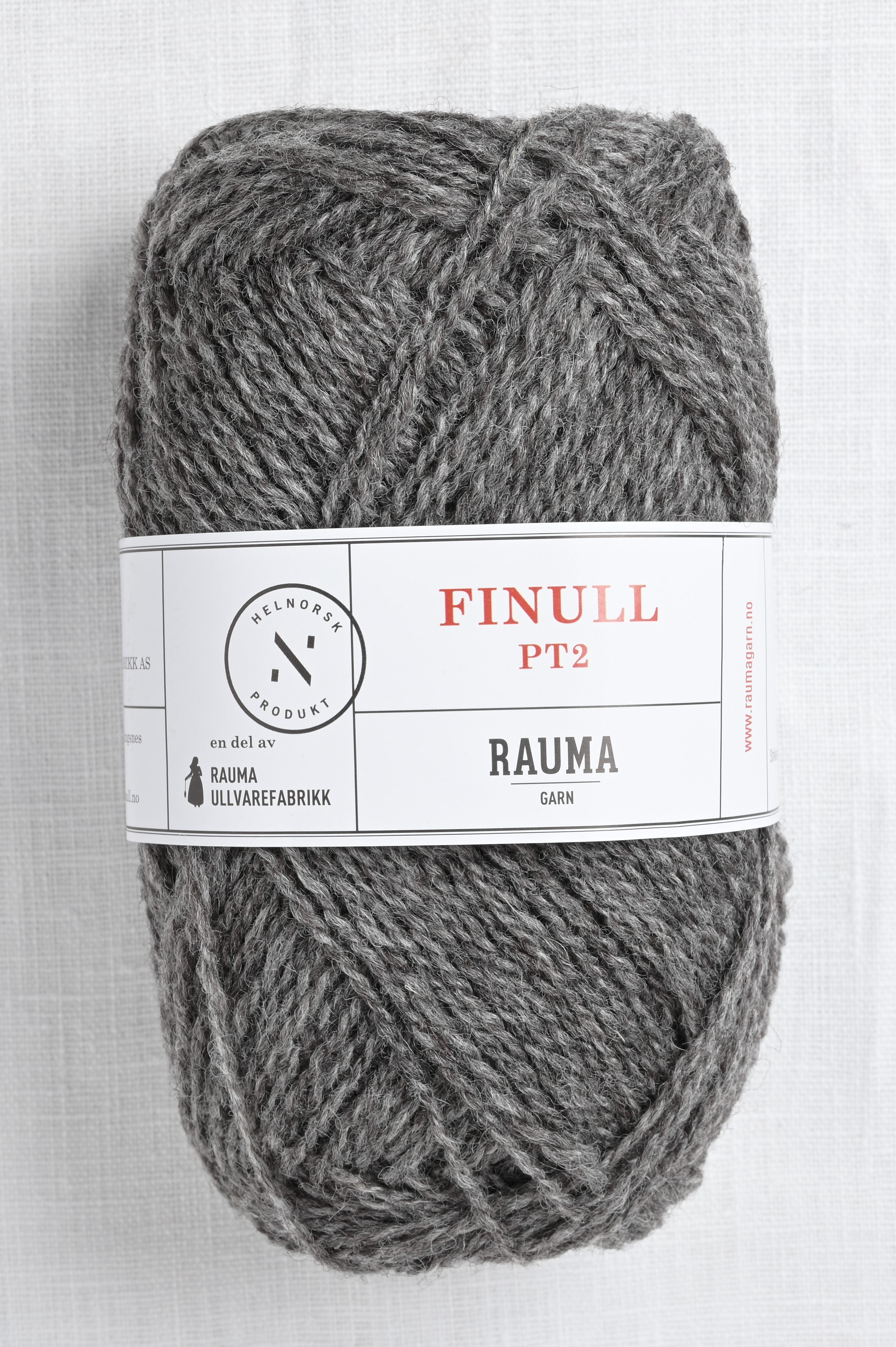 Rauma Finullgarn 0405 Dark Grey Heather – Wool and Company