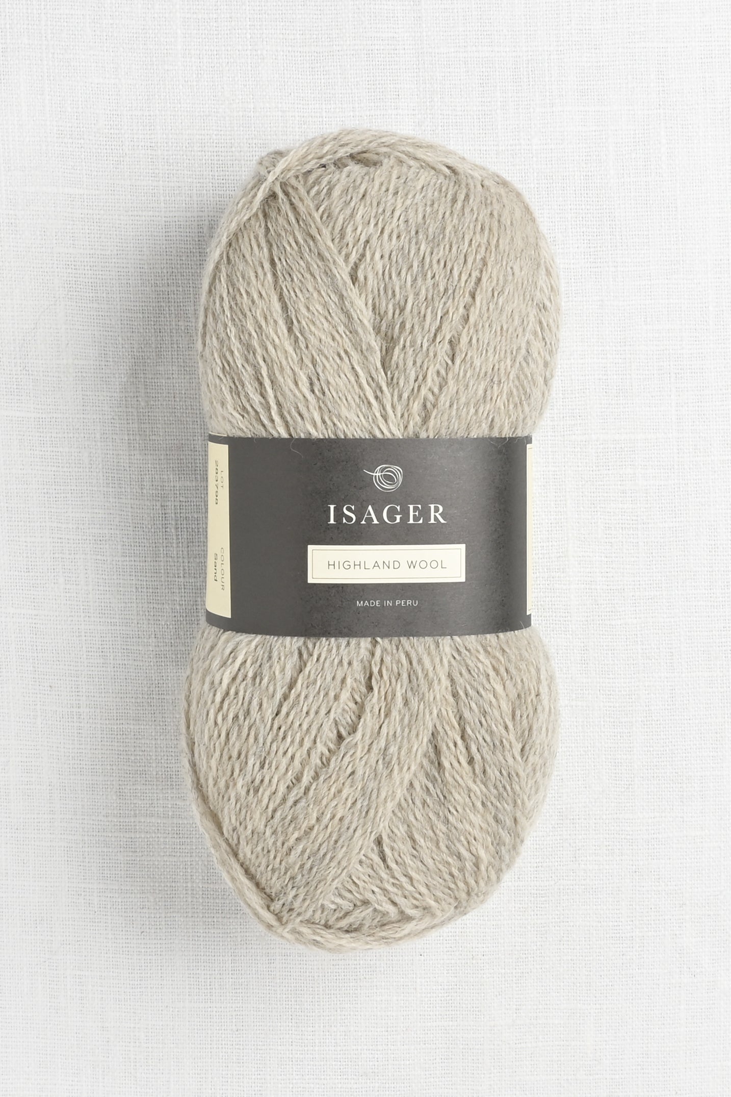 Isager Highland Wool Sand – Wool and Company