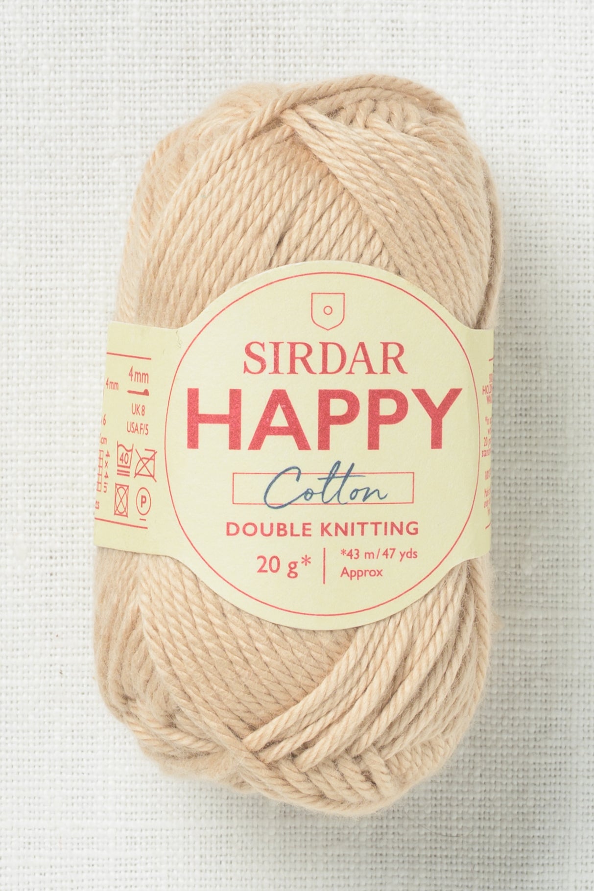Sirdar Happy Cotton DK 773 Sandcastle – Wool and Company