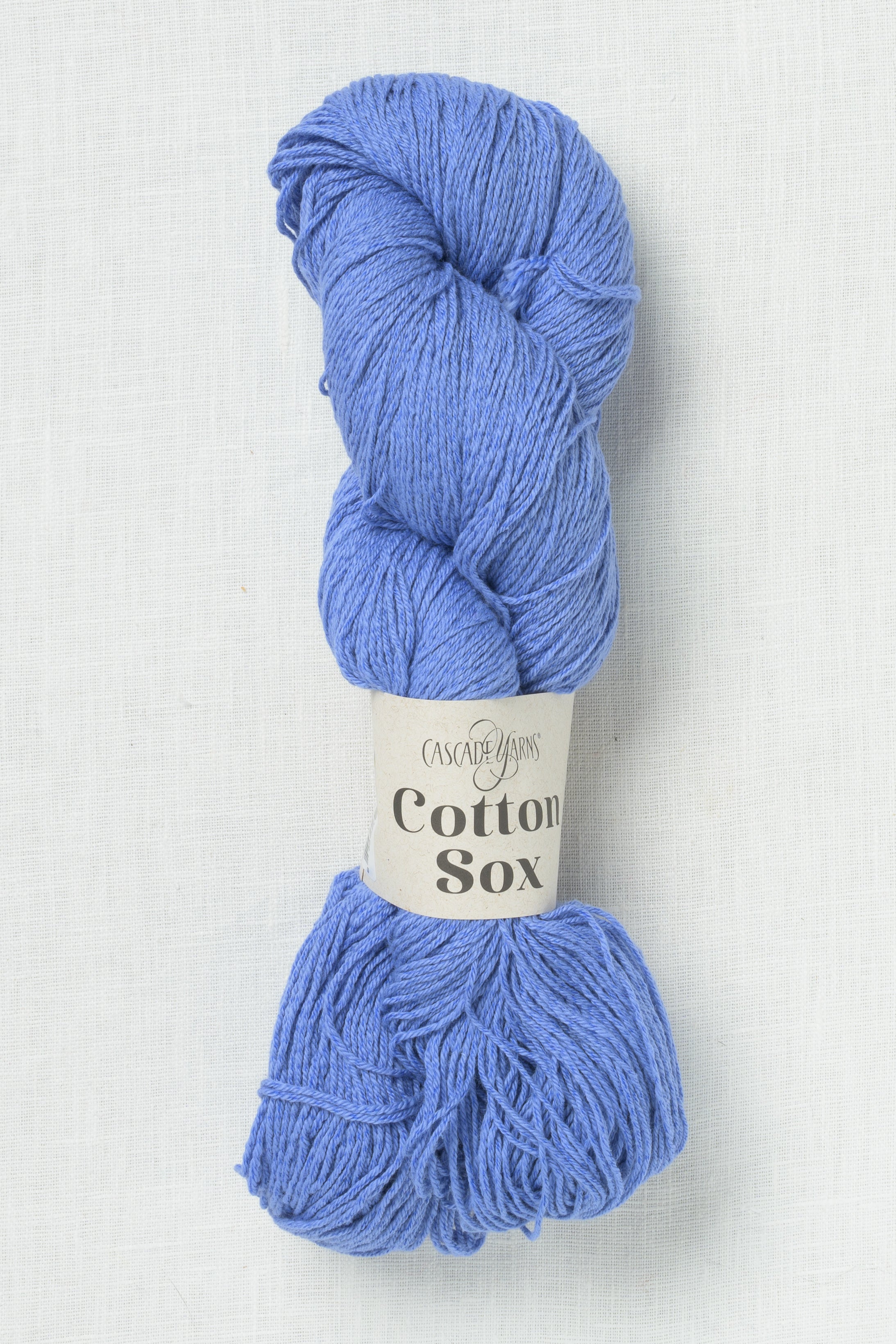Cascade Cotton Sox 21 Cornflower Blue – Wool and Company
