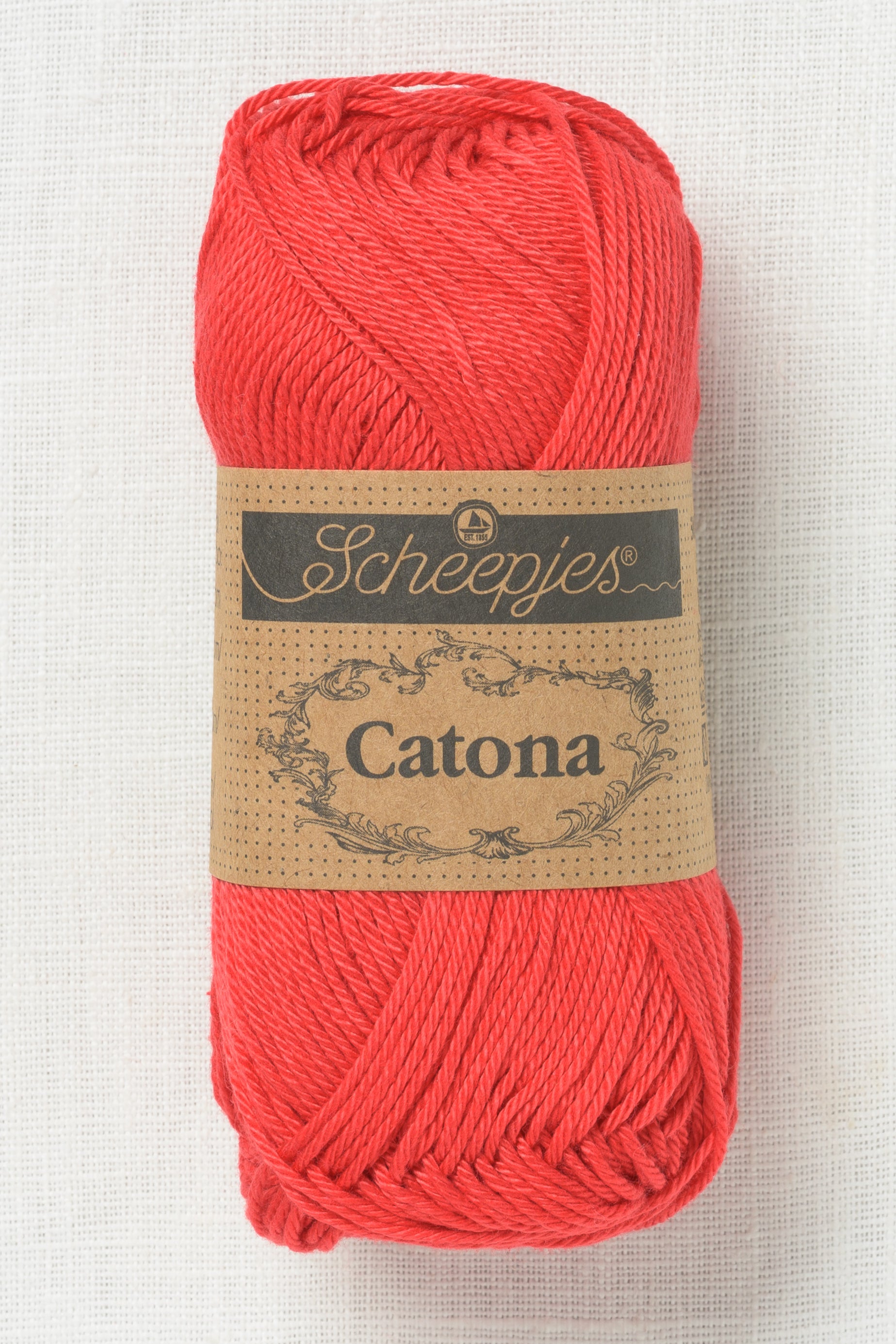 Scheepjes Catona 50g 115 Hot Red – Wool and Company