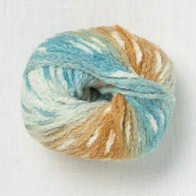 Lang Yarns Snowflake Multicolor 3 Petrol Brown Off White – Wool and Company