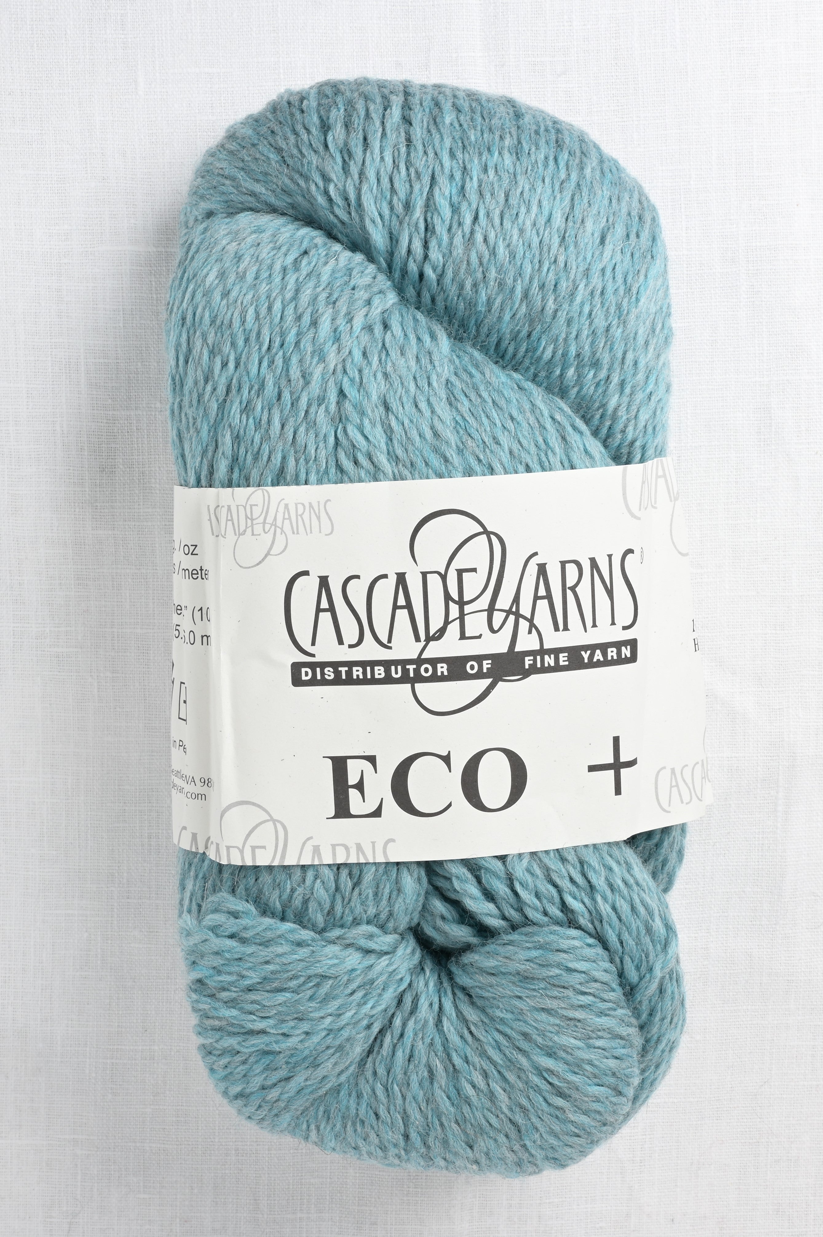 Cascade Eco Plus 9452 Summer Sky Heather – Wool and Company