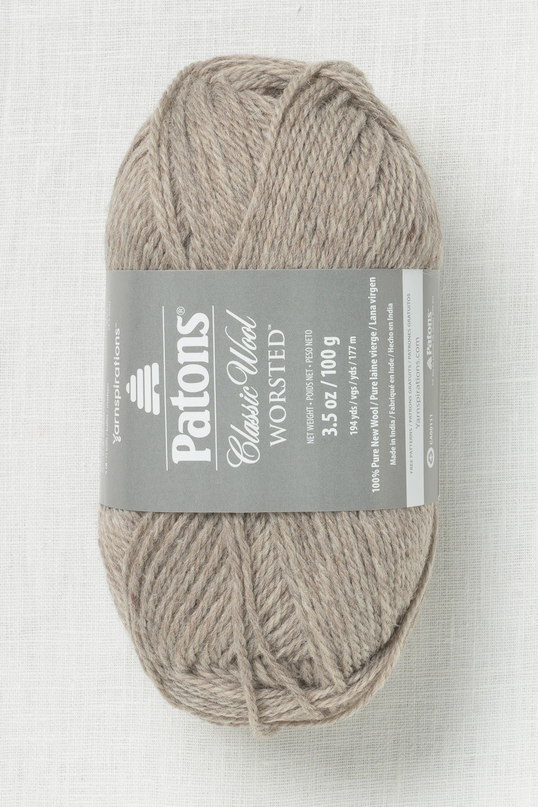 Patons Classic Wool Worsted Natural Mix – Wool and Company