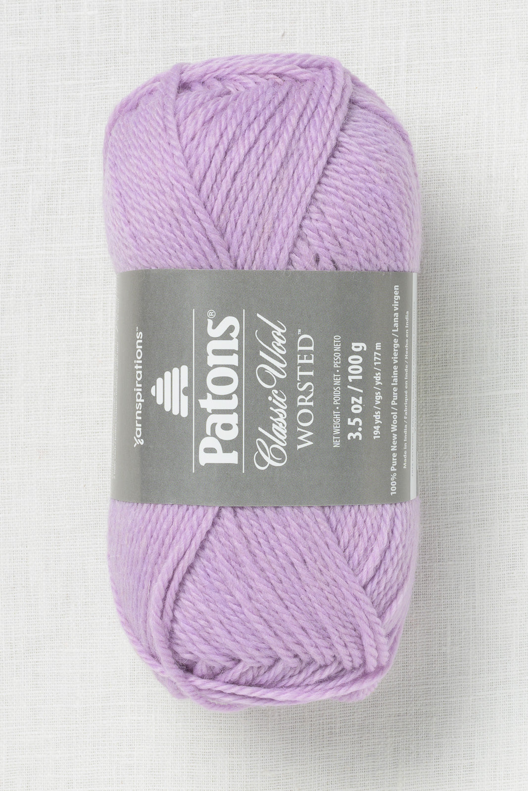 Patons Classic Wool Worsted Misty Lavender – Wool and Company