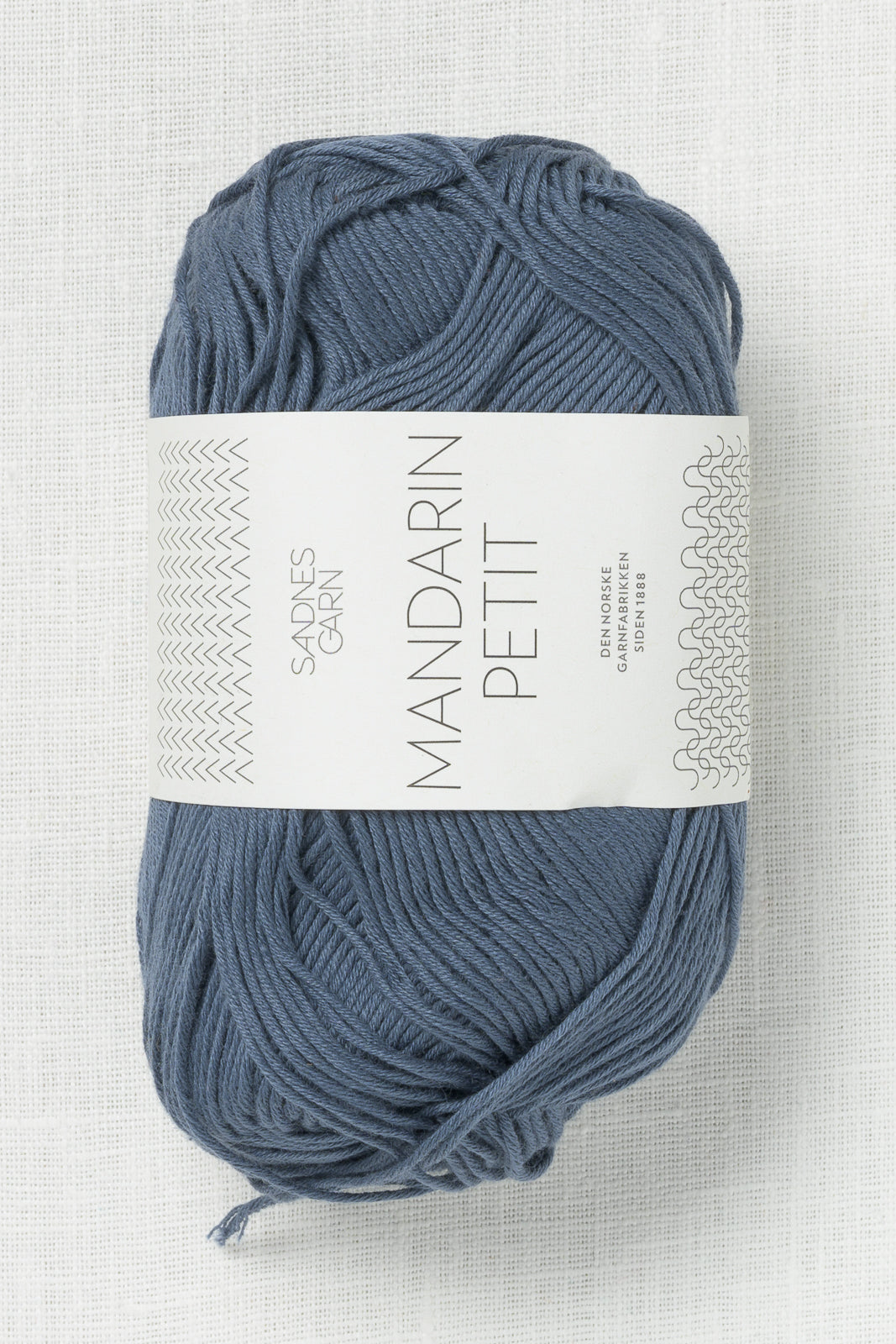 Sandnes Garn Mandarin Petit 6061 Dark Gray Blue – Wool and Company