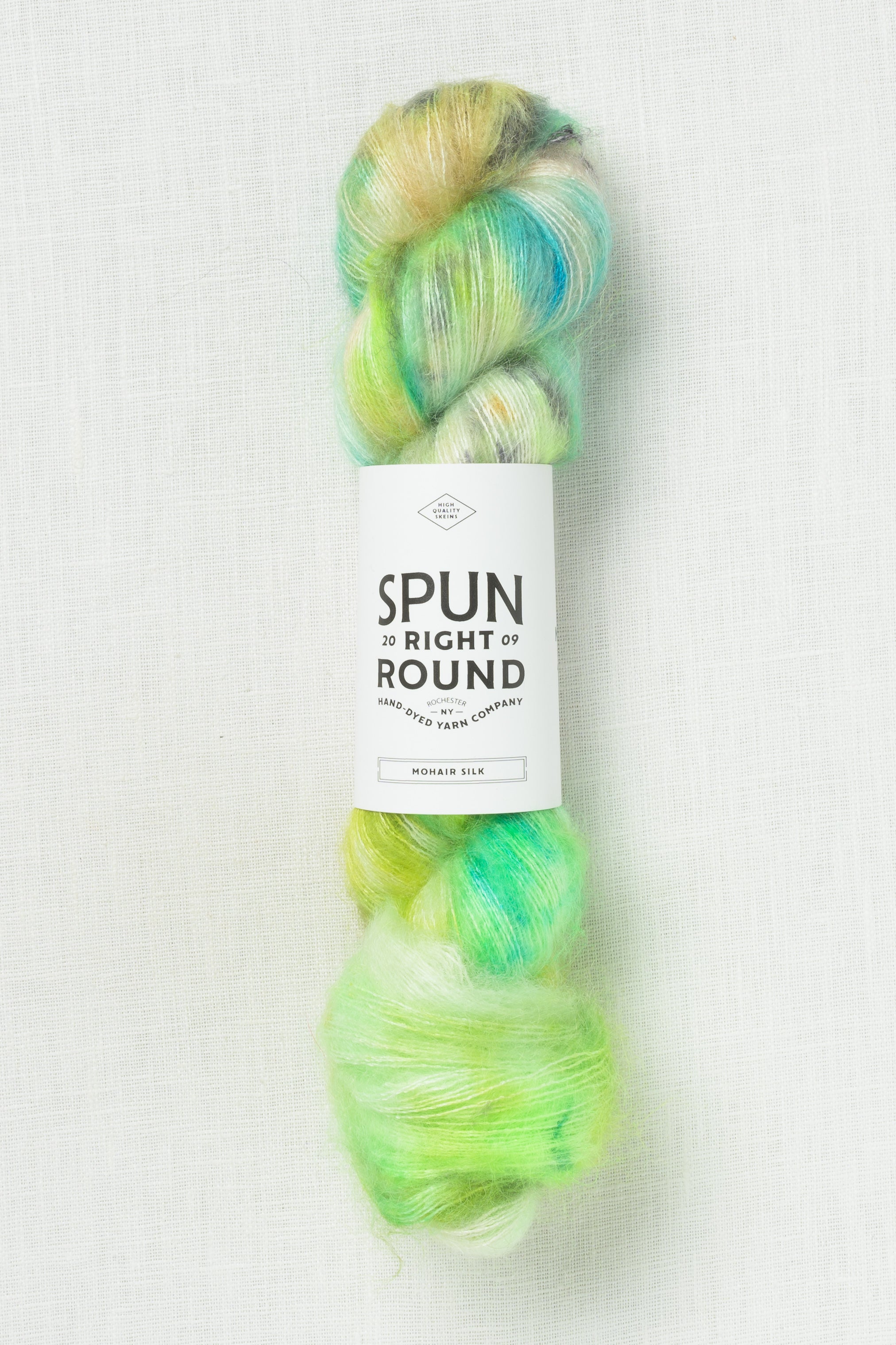Spun Right Round Mohair Silk Lace Parakeet Feet – Wool and Company