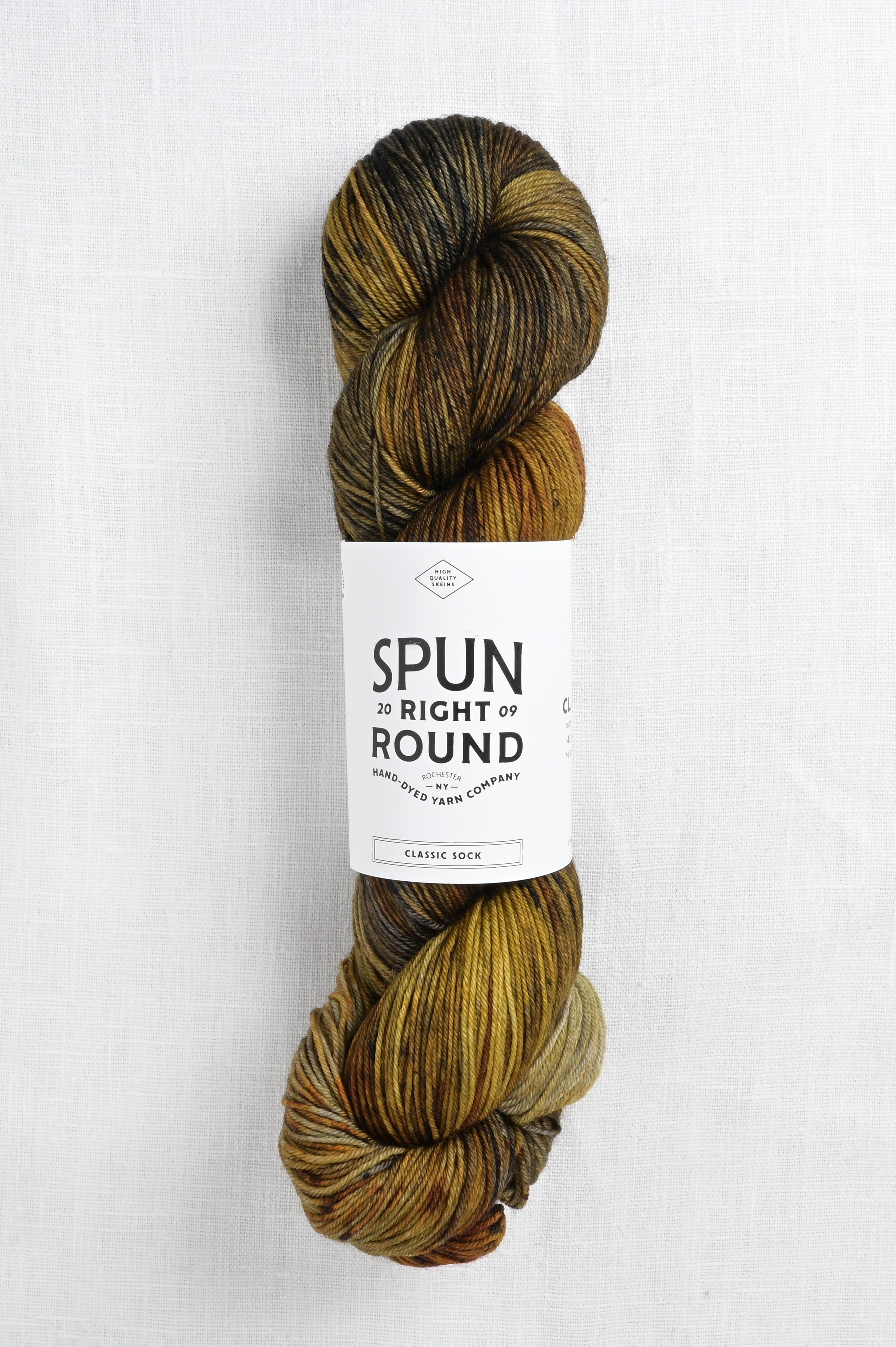 Spun Right Round Classic Sock Rush – Wool and Company