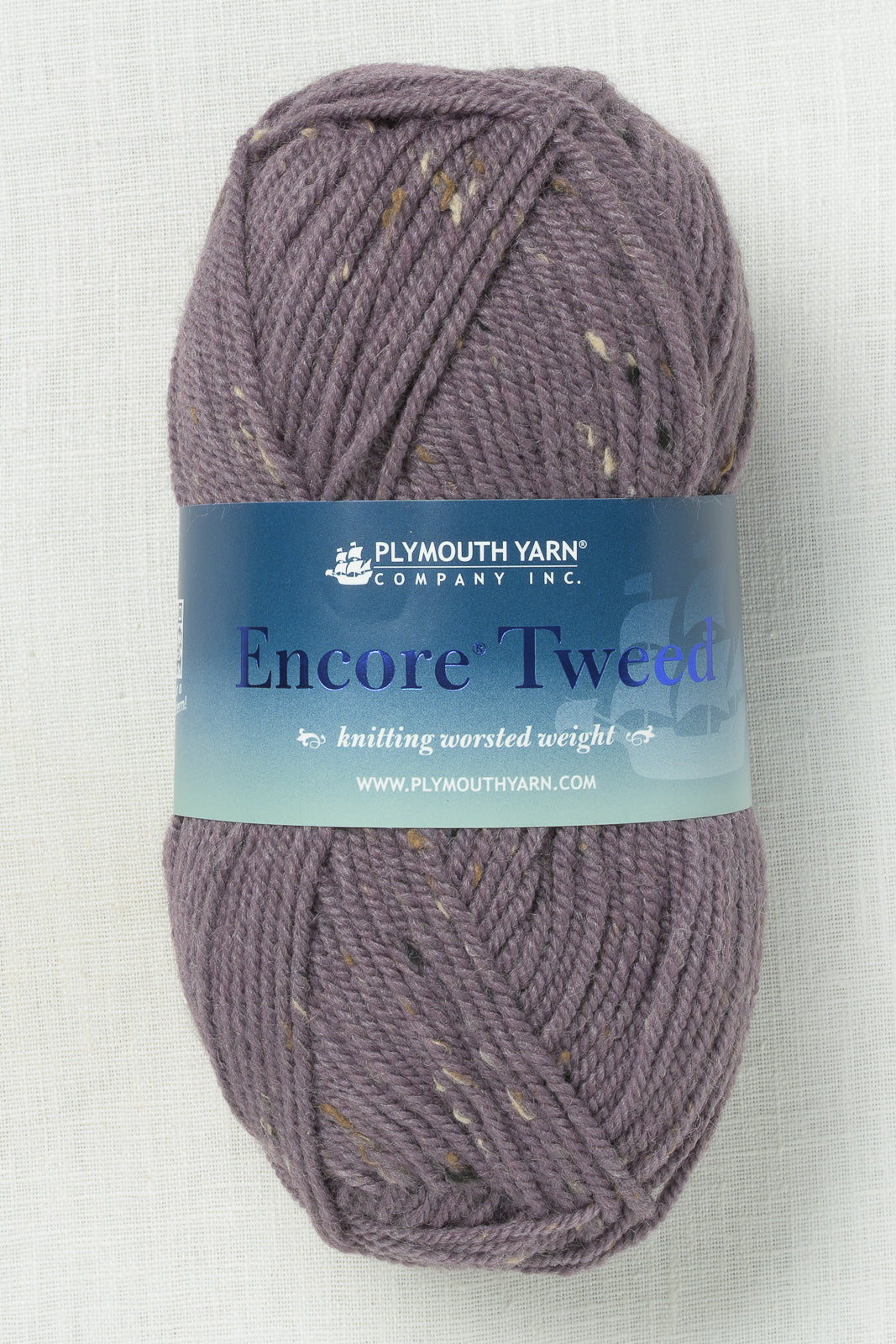 Plymouth Encore Worsted Tweed T461 Grape Jam – Wool and Company