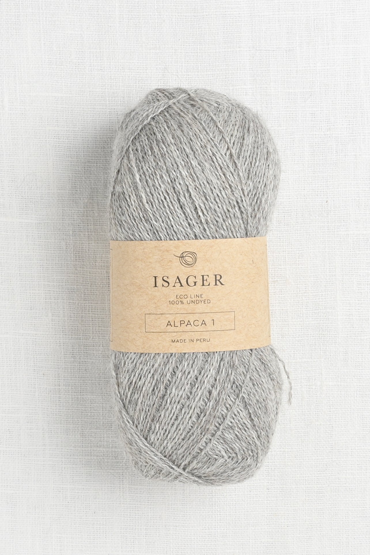 Isager Alpaca 1 E3S Medium Grey Heather Undyed – Wool and Company