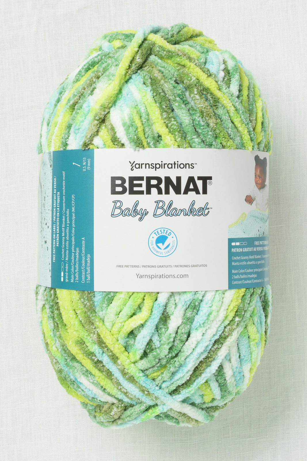 Bernat Baby Blanket Big Ball Sea & Sand – Wool and Company