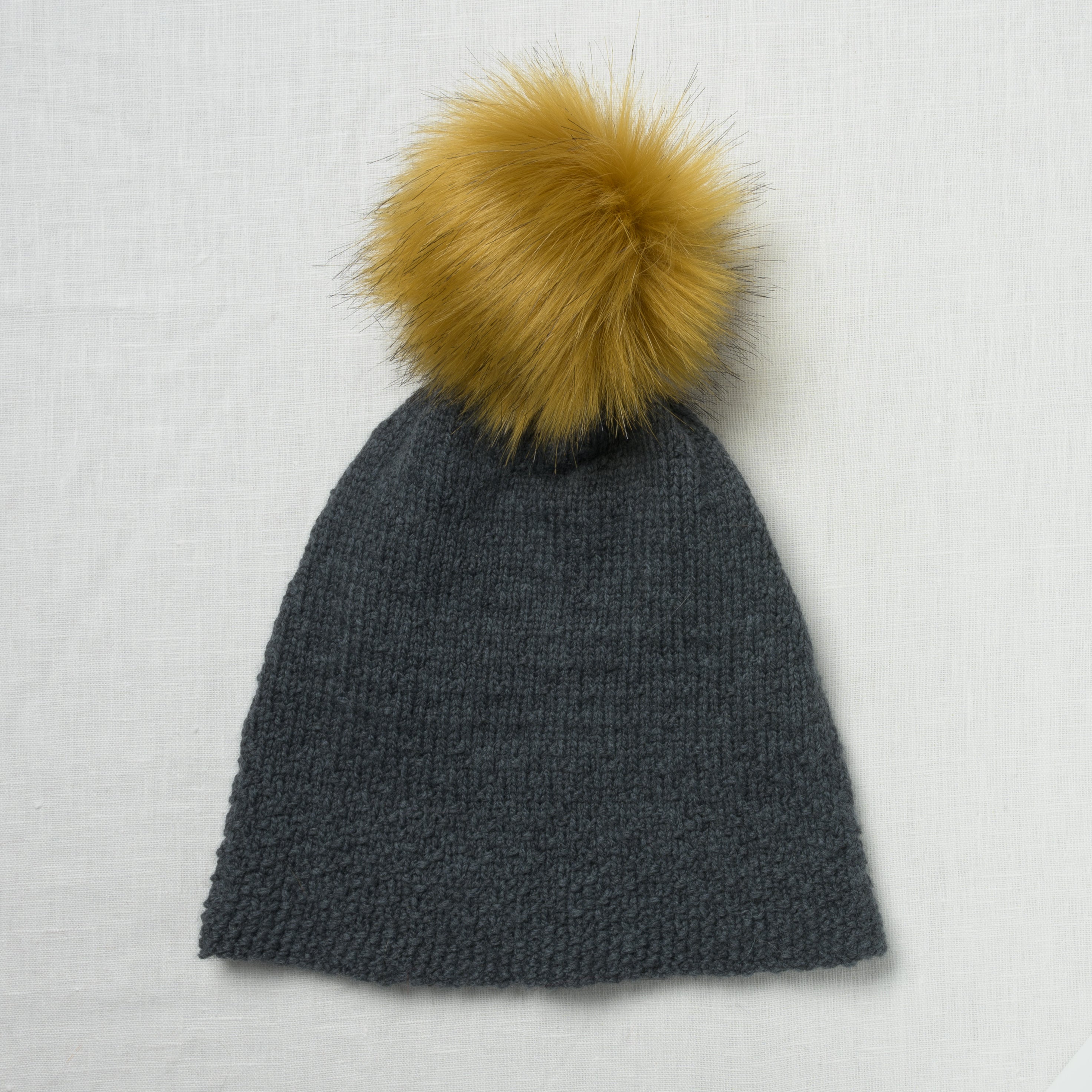 Lovafur Luxe Faux Fur Pom Mustard Fox – Wool and Company