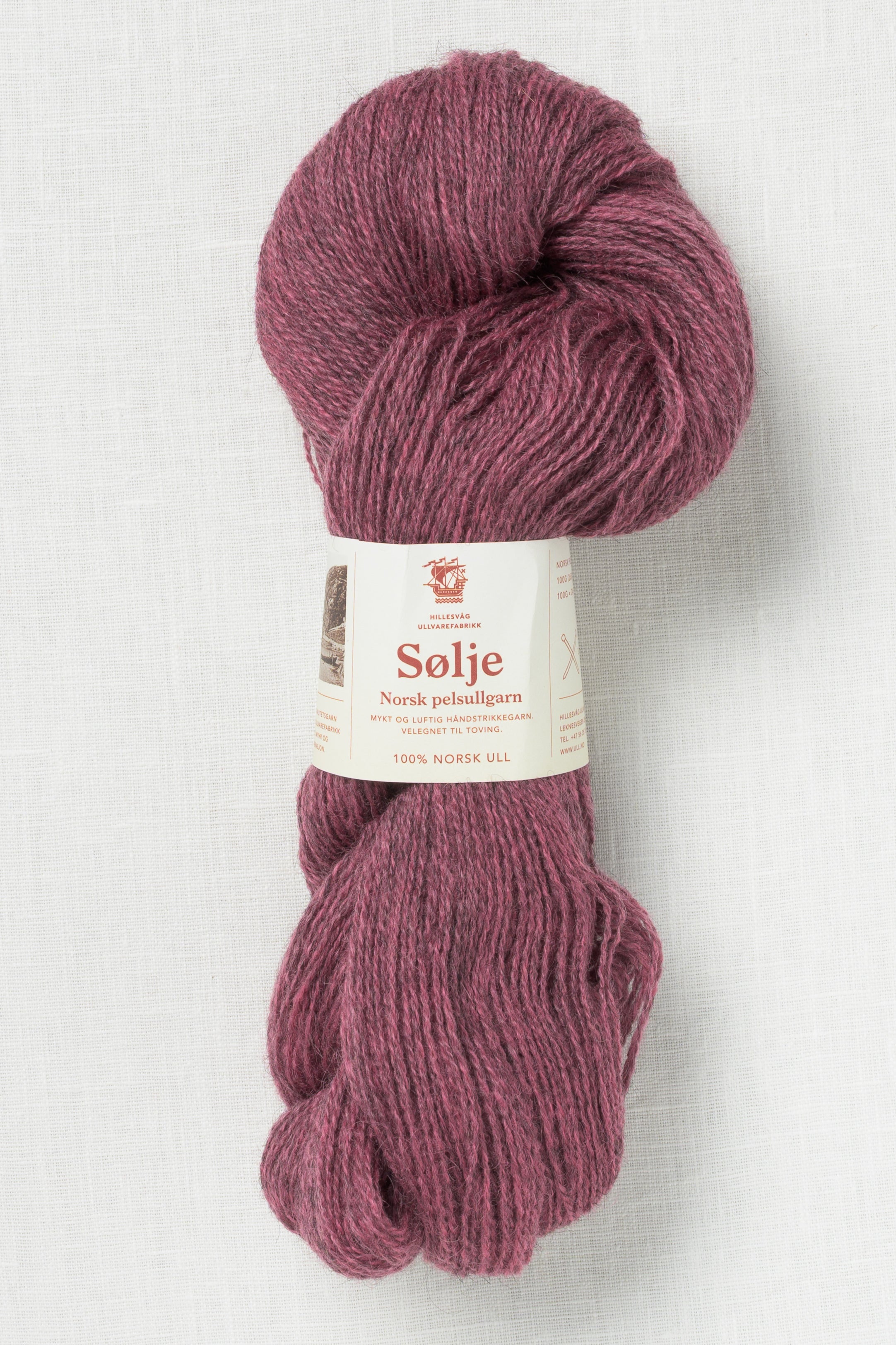 Hillesvåg Sølje 2137 Dusty Pink – Wool and Company