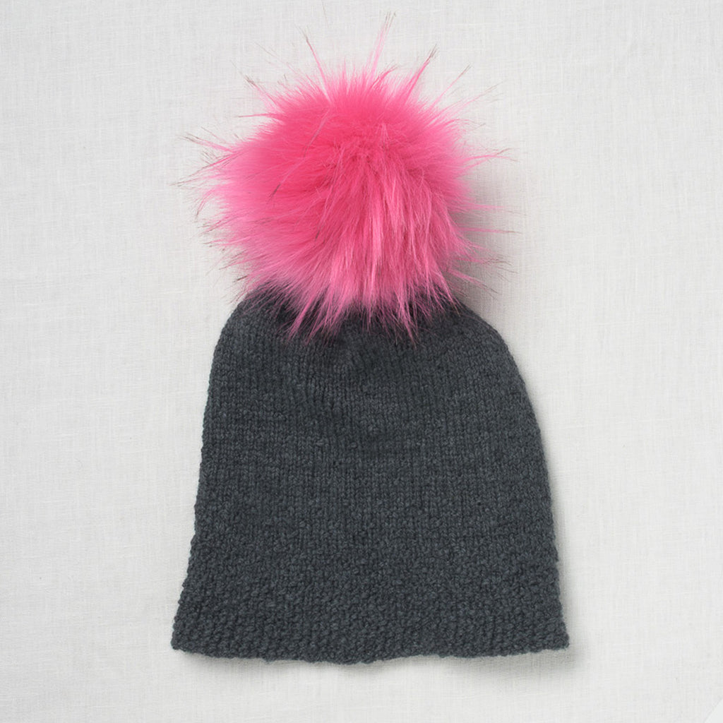 Lovafur Luxe Faux Fur Pom Pink Raccoon – Wool and Company