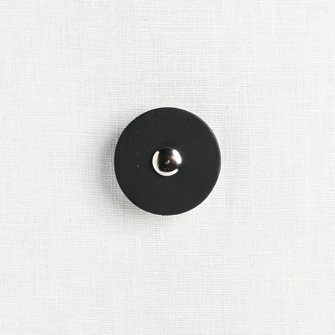 JUL Designs Leather Screw-in Pedestal Button, Medium 1.5" Black – Wool ...