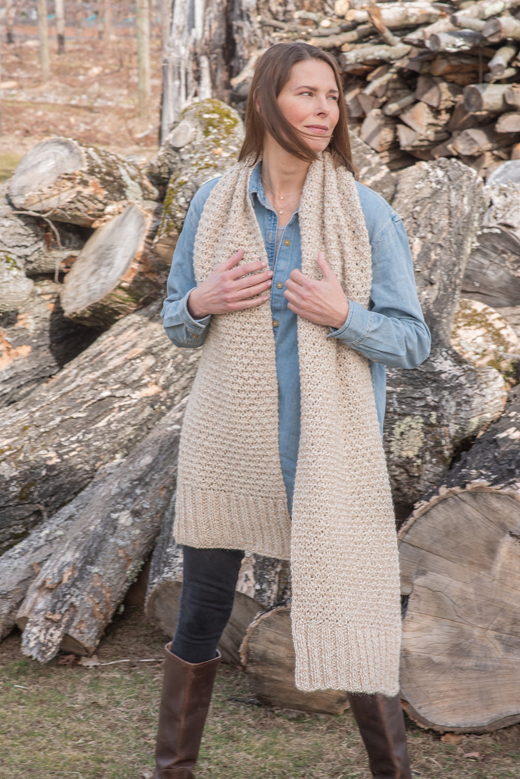 Tryne Scarf by Amy Christoffers – Wool and Company