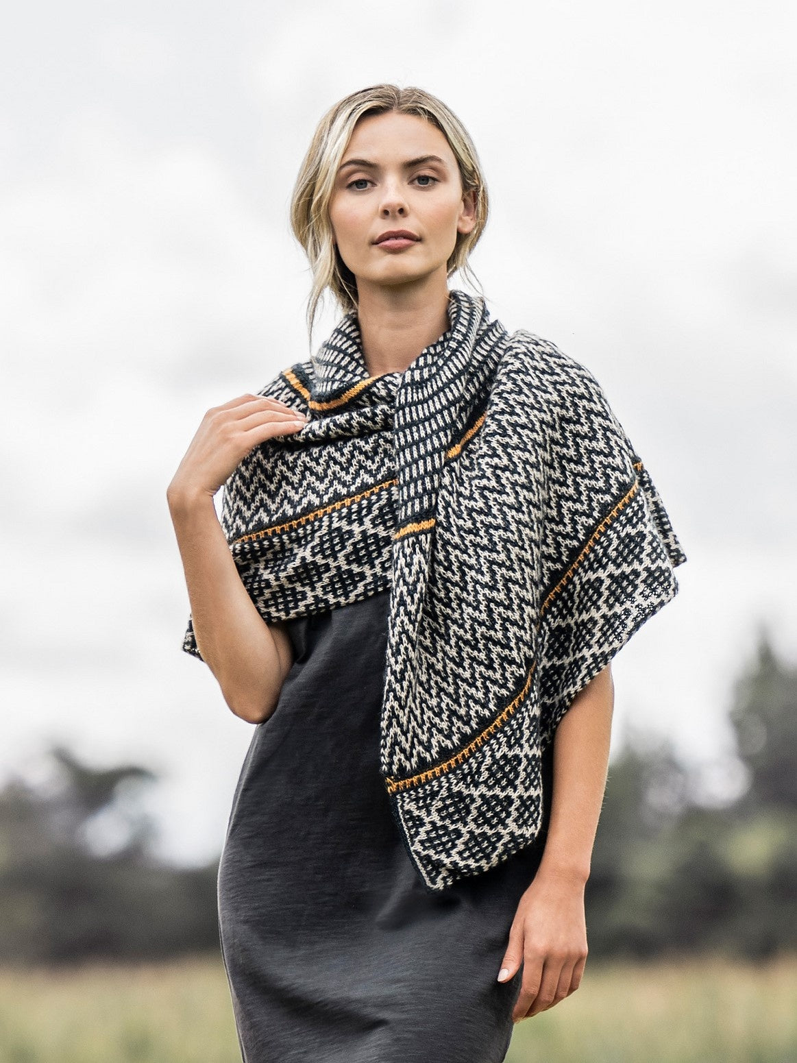 Tivoli Shawl by Mary Pranica – Wool and Company